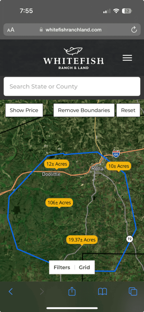 NEW Product: Properties Map Search - REALSTACK